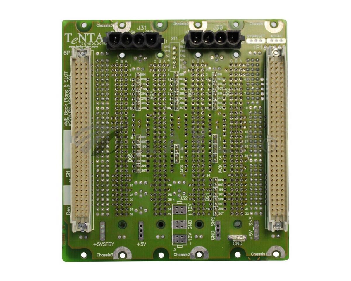 1000000223_403927112704 TENTA TECHNOLOGIES VME BACK PLANE 6 SLOT ASSY ...