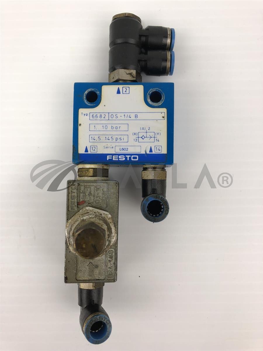 1000000249_256243529531 Festo 6682 OS-1/4 B Valve with One-Way Flow Control Valve GRA-1/4B 6682 ...