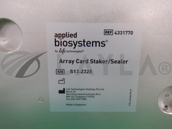 1000000280_L40298 Array card stacker/sealer - - Other Other | LAYLA 半導体 ...